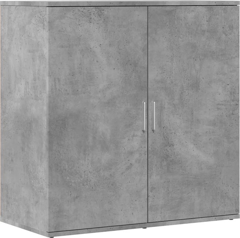 Příborníky 2 ks betonově šedé 79 x 38 x 80 cm kompozitní dřevo 3276605