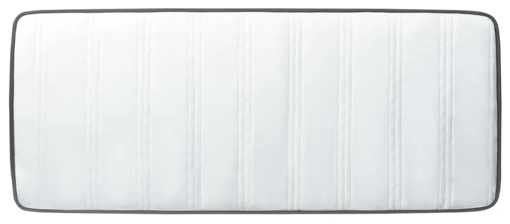 vidaXL Marketos Postel boxspring tmavě šedá textil 100 x 200 cm