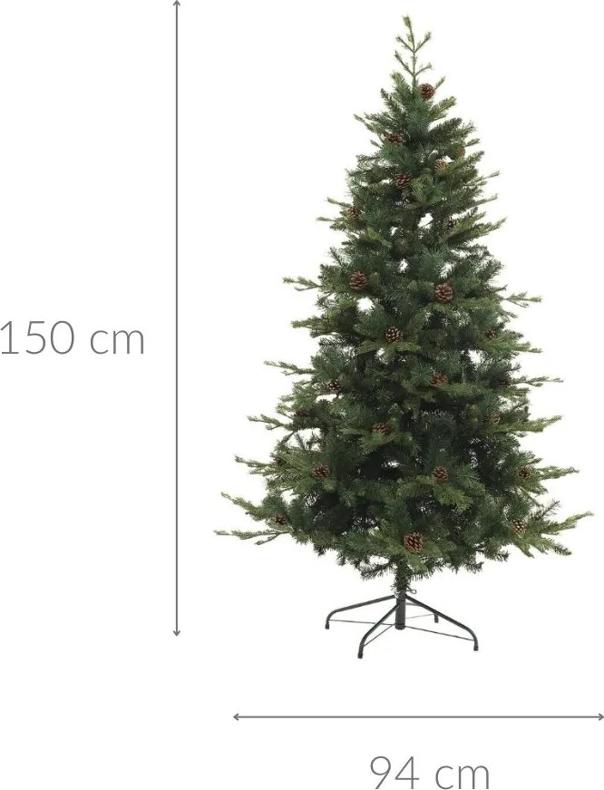Umělý vánoční stromeček, 150 cm
