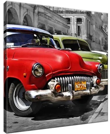 Obraz na plátně Kubánské taxi 30x30cm 2020A_1AI