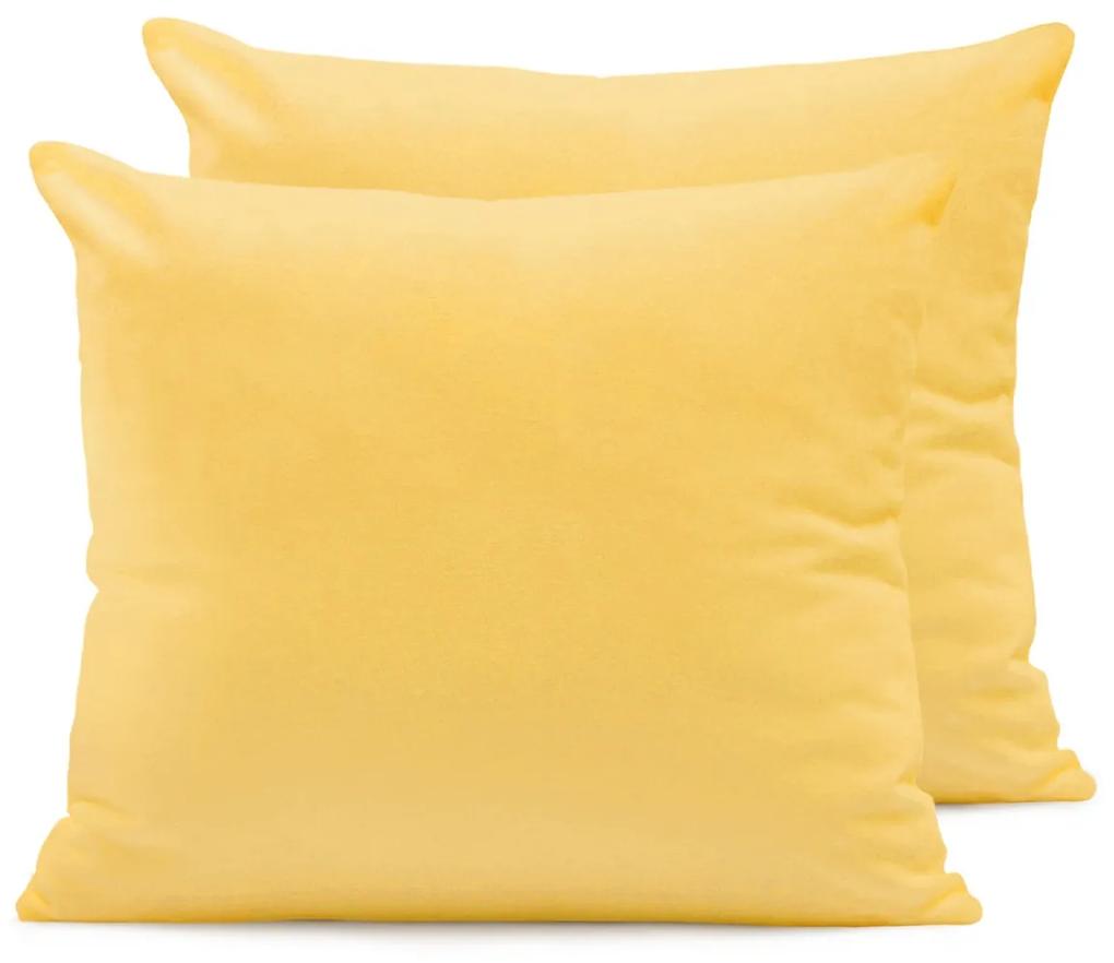 DecoKing - Povlak na polštář Amber - Žlutý