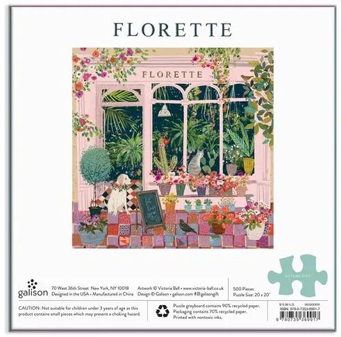 Galison Puzzle Florette 500 dílků