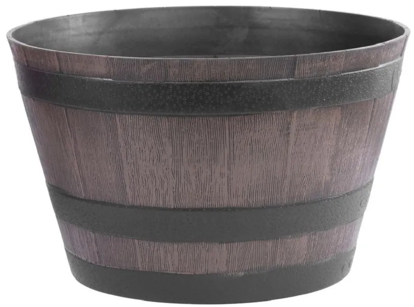 Květináč Woodeff 52x32 cm 256940, patina bronzová, efekt dřeva (52 x 32)