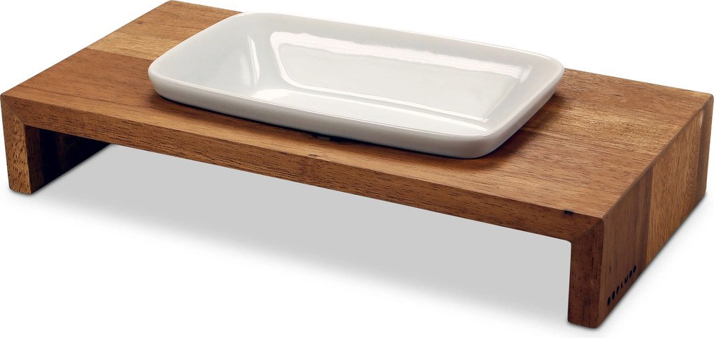 Pet Amour Designová miska pro kočky a malé psy Siam Teak