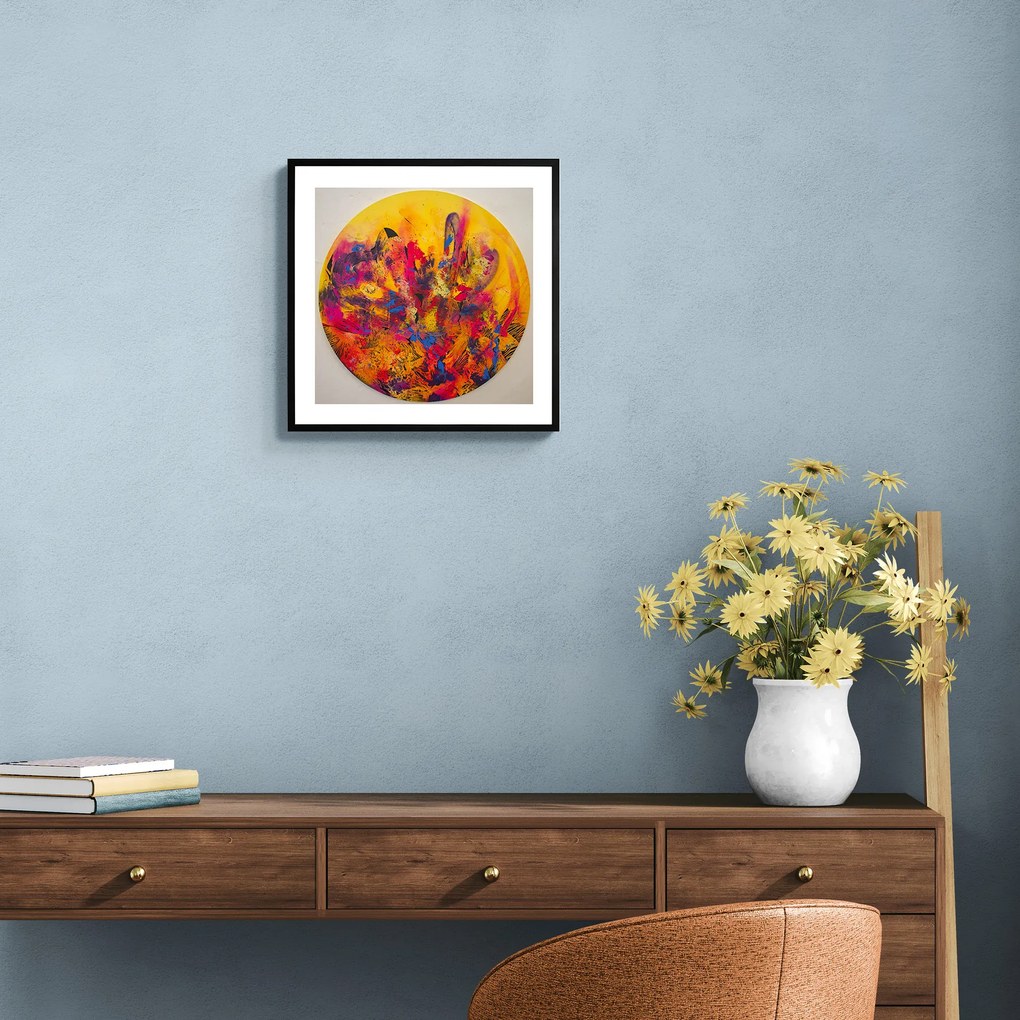 Dosy Doss | Počátek Rám: Dubový, Velikost: 40 x 40 cm