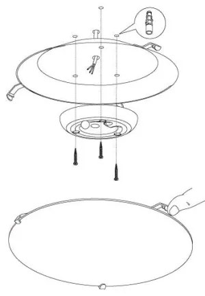 Eglo 96089 - LED stropní svítidlo MARGITTA 1 LED/11W/230V