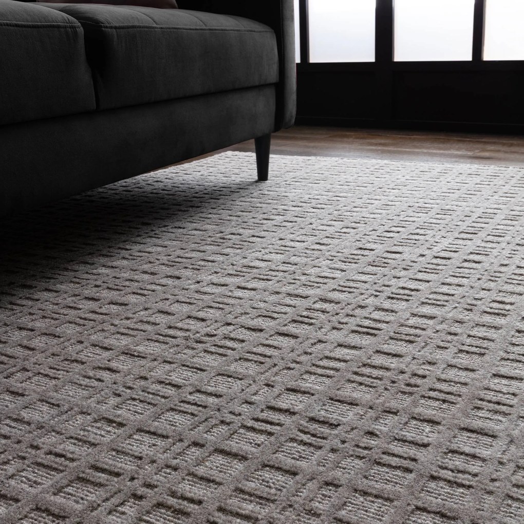 Tribeca Design Kusový koberec Berney Taupe Rozměry: 160x230 cm