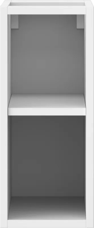 Mexen Box-A, otevřená skříňka s policí 20 cm, bílá matná, 91AX2-0200-470-0-01