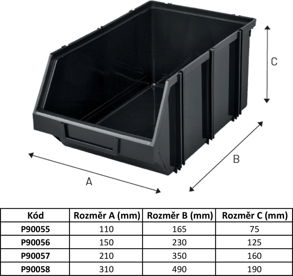 PATROL Krabička plastová 110x165x75mm