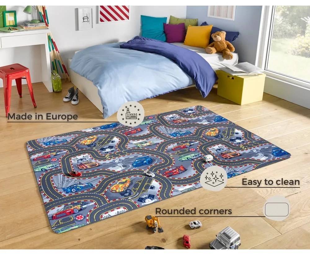 Dětský běhoun Hanse Home Play Race Track, 90 x 200 cm