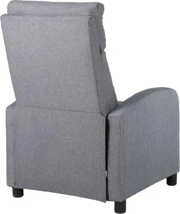 LuxuryForm DESIGN Televizní křeslo RUFO s polohováním - šedé