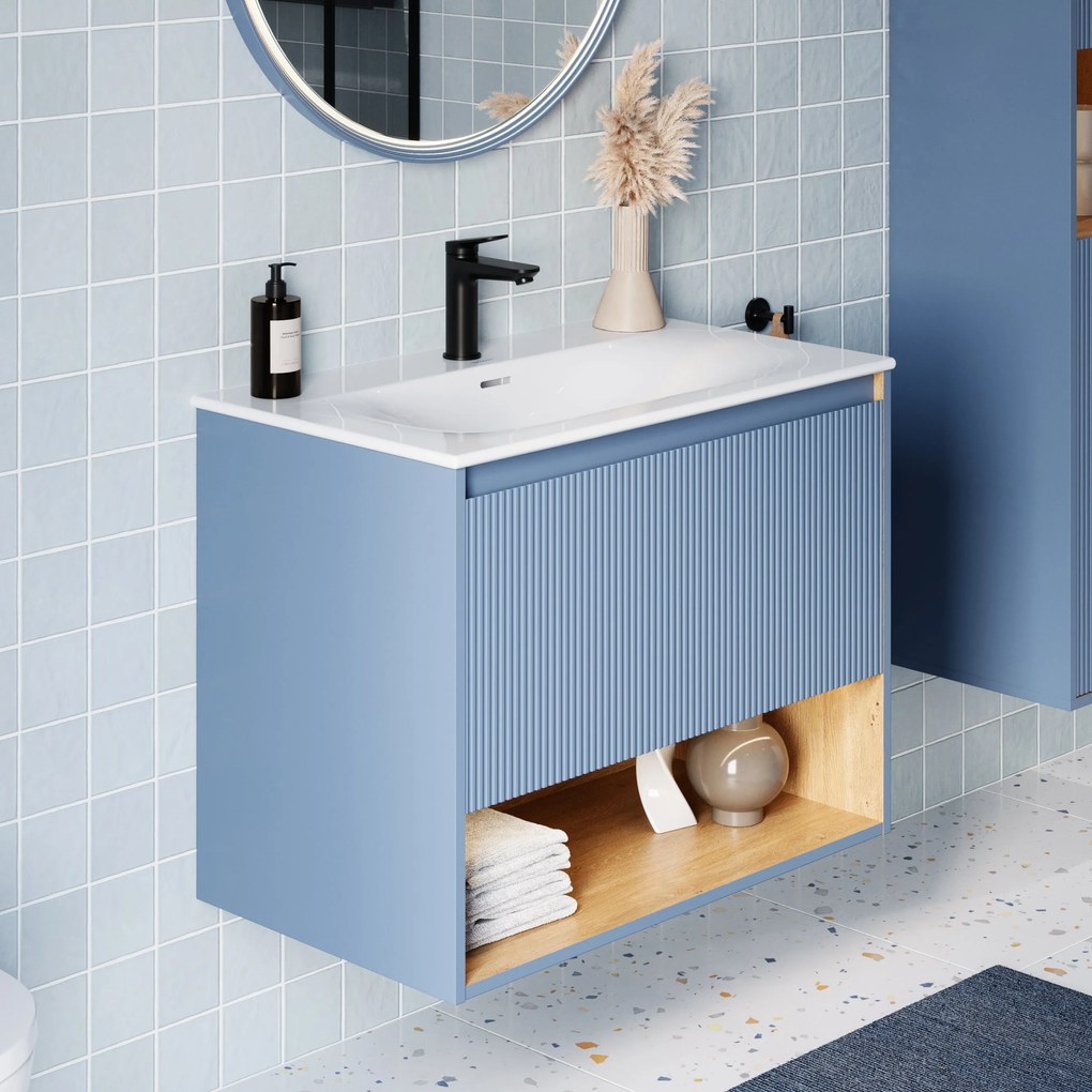 Umyvadlo Duravit s toaletní skříňkou BELDIVO 80 cm