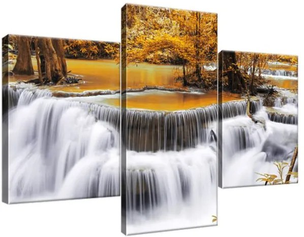 Tištěný obraz Vodopád Dong Pee Sua Orange v Thajsku 90x60cm 2489A_3B