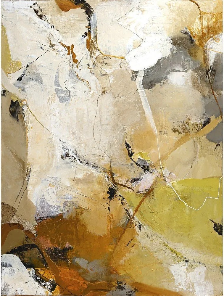 Tištěný/s ručně malovanými prvky obraz na plátně 90x118 cm Everlast – Malerifabrikken Biano.cz