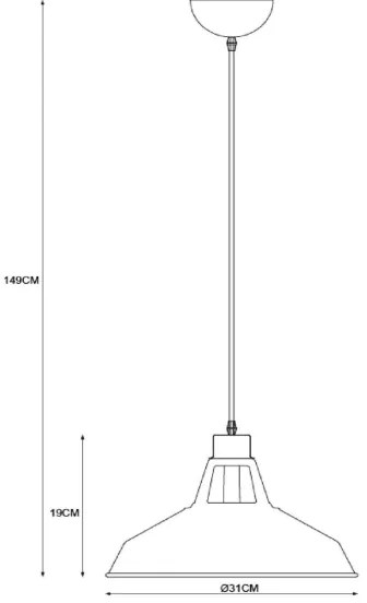 Lucide 43401/31/30 - Závěsné svítidlo BRASSY-BIS 1xE27/60W/230V černé