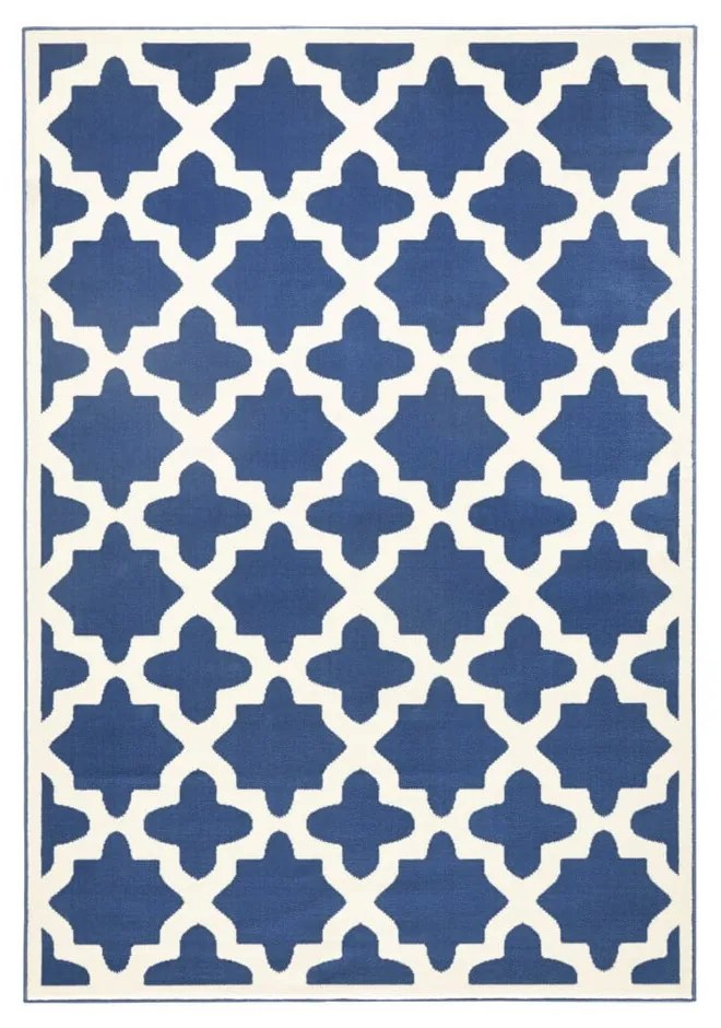 Modrý koberec Zala Living Noble, 70 x 140 cm
