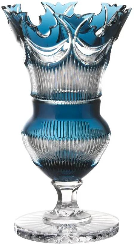Váza Diadem, barva azurová, výška 360 mm