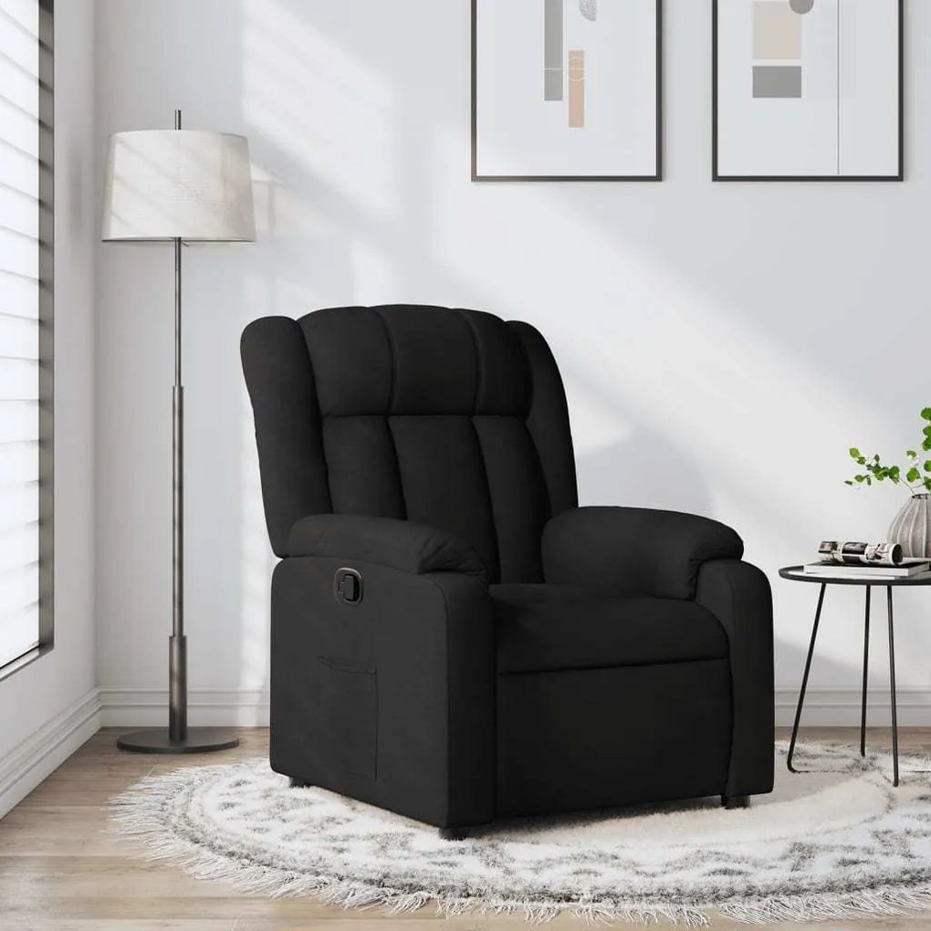 vidaXL Polohovací křeslo textil [373575] Barva: vínová červená