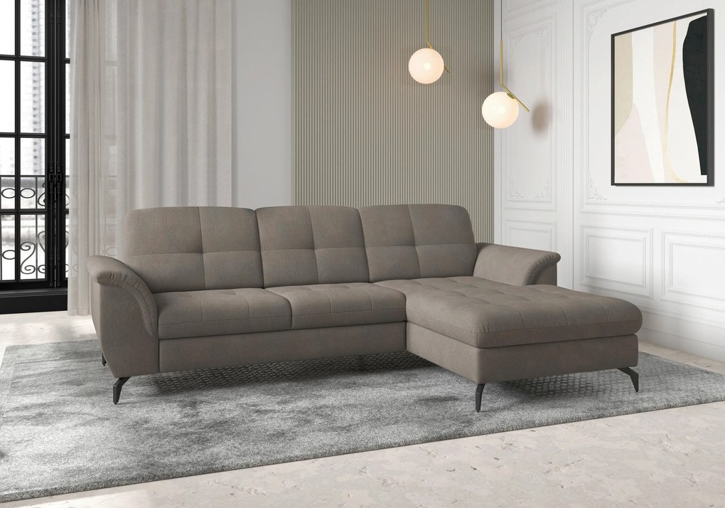 XXXLutz ROHOVÁ SEDAČKA, textil, jílová barva Sit & More - Sedací soupravy - 000144013307