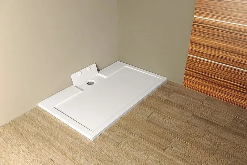 Gelco Gelco, IRENA sprchová vanička z litého mramoru, obdélník, 140x100x3,5cm, HI140100