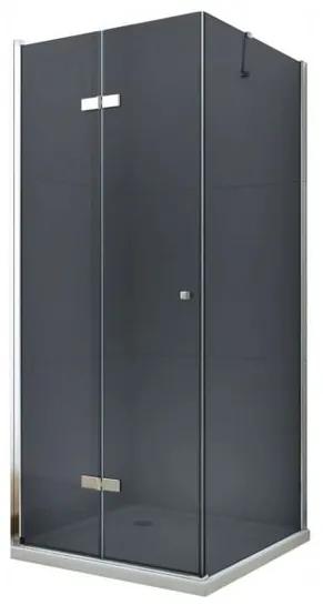 Mexen Lima sprchový kout 110x120cm, 6mm sklo, chromový profil-šedé sklo, 856-110-120-01-40