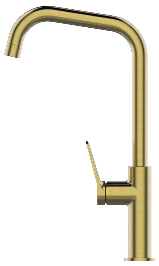 Invena Alonia, vysoká dřezová baterie h-373, zlatá matná, INV-BZ-70-009-V