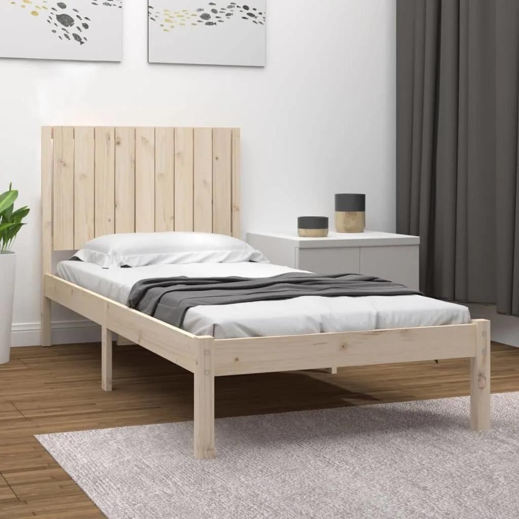 vidaXL Rám postele masivní borovice 90 x 200 cm [3104401] Barva: Bílá