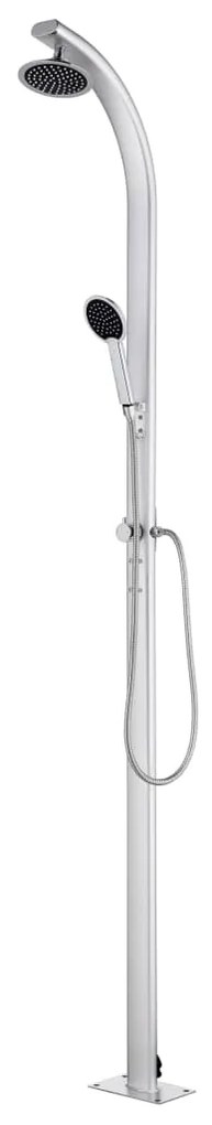 Zahradní sprcha 215 cm hliník 315943