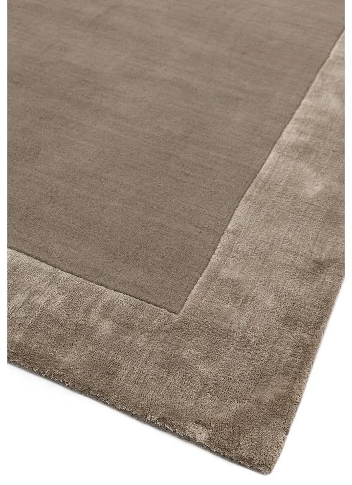 Hnědý ručně tkaný koberec s příměsí vlny 120x170 cm Ascot – Asiatic Carpets