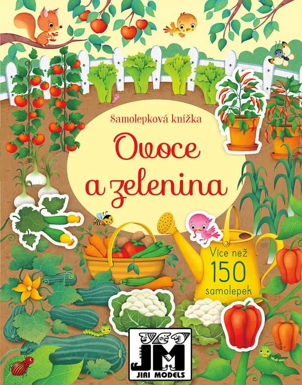 JIRI MODELS Samolepková knížka Ovoce a zelenina 1