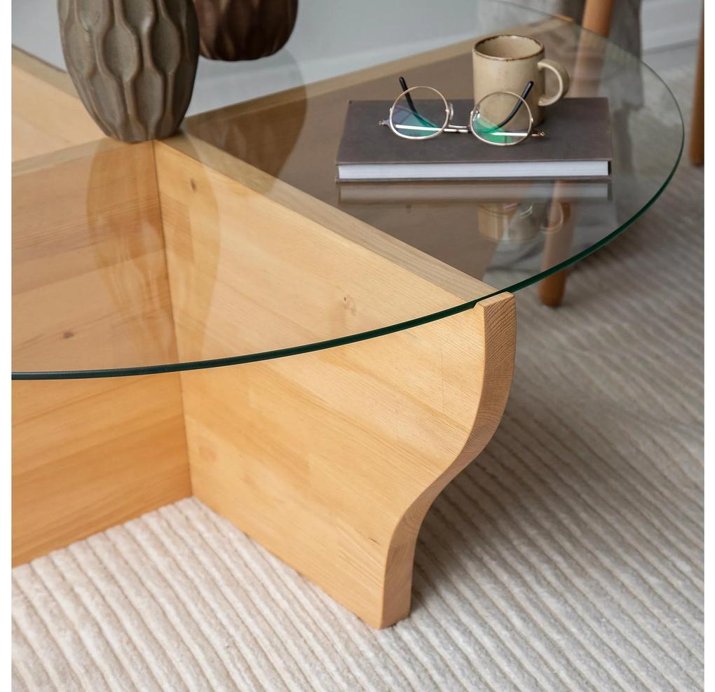 Konferenční stolek Amfora (teakové dřevo). 1089677