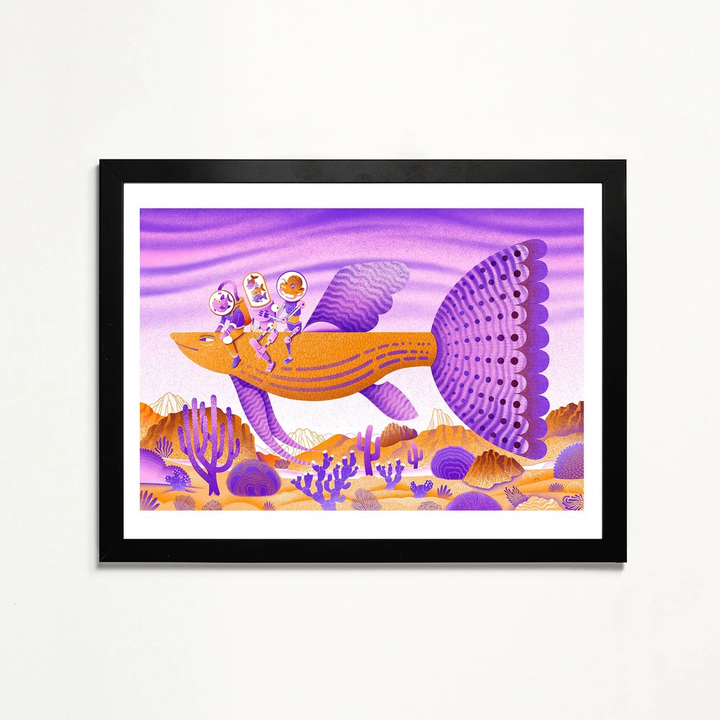 Dávid Soboň | Desert Journey Rám: Černý, Velikost: 40 x 60 cm