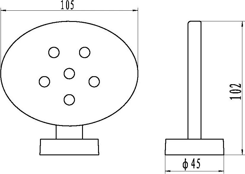 Novaservis - Mýdlenka Mephisto chrom, 6848,0