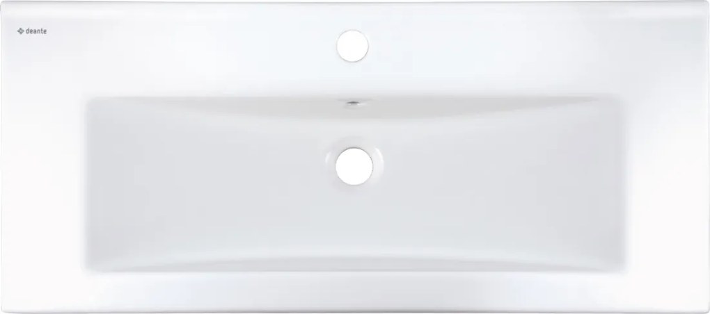Deante Tubo, keramické umyvadlo na zapuštění 815x360x140 mm, bílá lesklá, DEA-CTU_638M