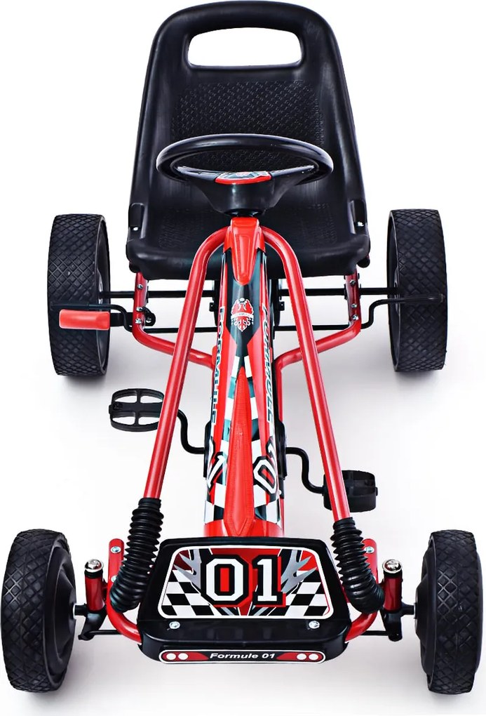 Costway Pedál Gokart Racing Dětské auto Pedál vozidla Pedál Auto