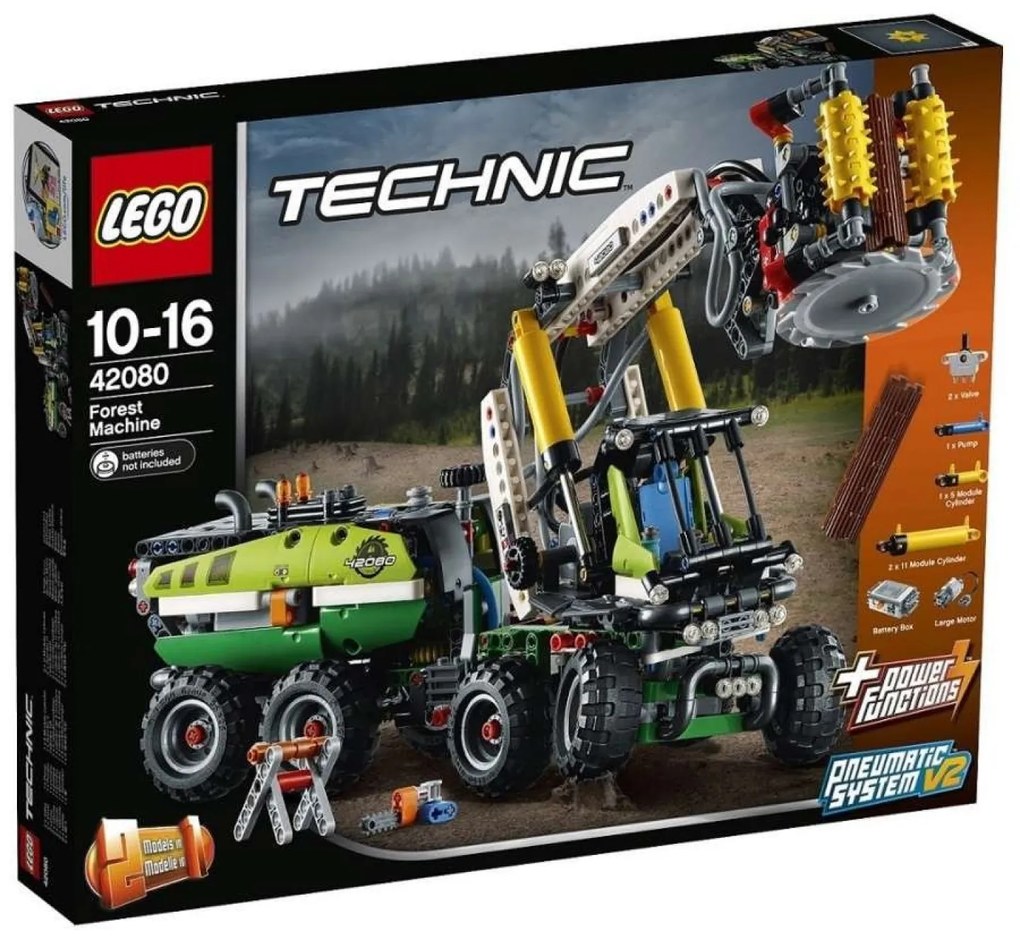 Stavebnice lego technic 42080 lesní stroj