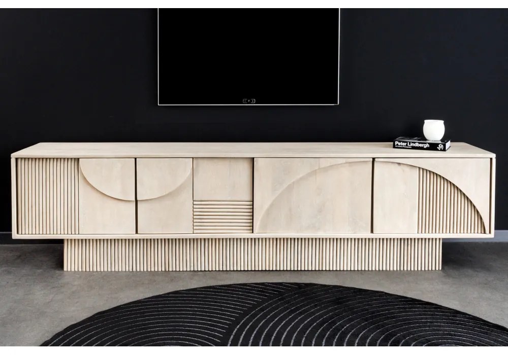 Massive home | Televizní stolek  Art Deco 200cm masiv mango