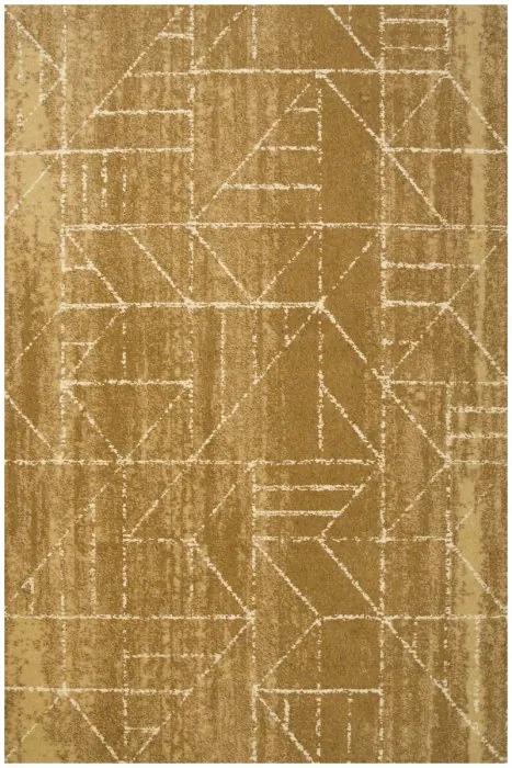Kusový koberec Krats dark gold 200 x 300 cm