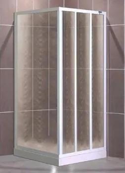 Roltechnik LD3 800/1800 sprchové dveře třídílné, bílá, Grape - Roltechnik