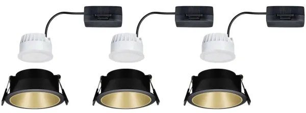 Paulmann 93404 - SADA 3xLED/6,5W IP44 Stmívatelné koupelnové svítidlo COLE 230V