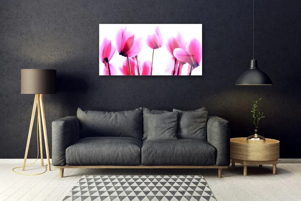 Obraz na skle Květíny Rostlina 100x50 cm