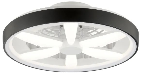 Brilliant - LED RGBW Stropní ventilátor se světlem GAIANO LED/48W/230V černá +DO