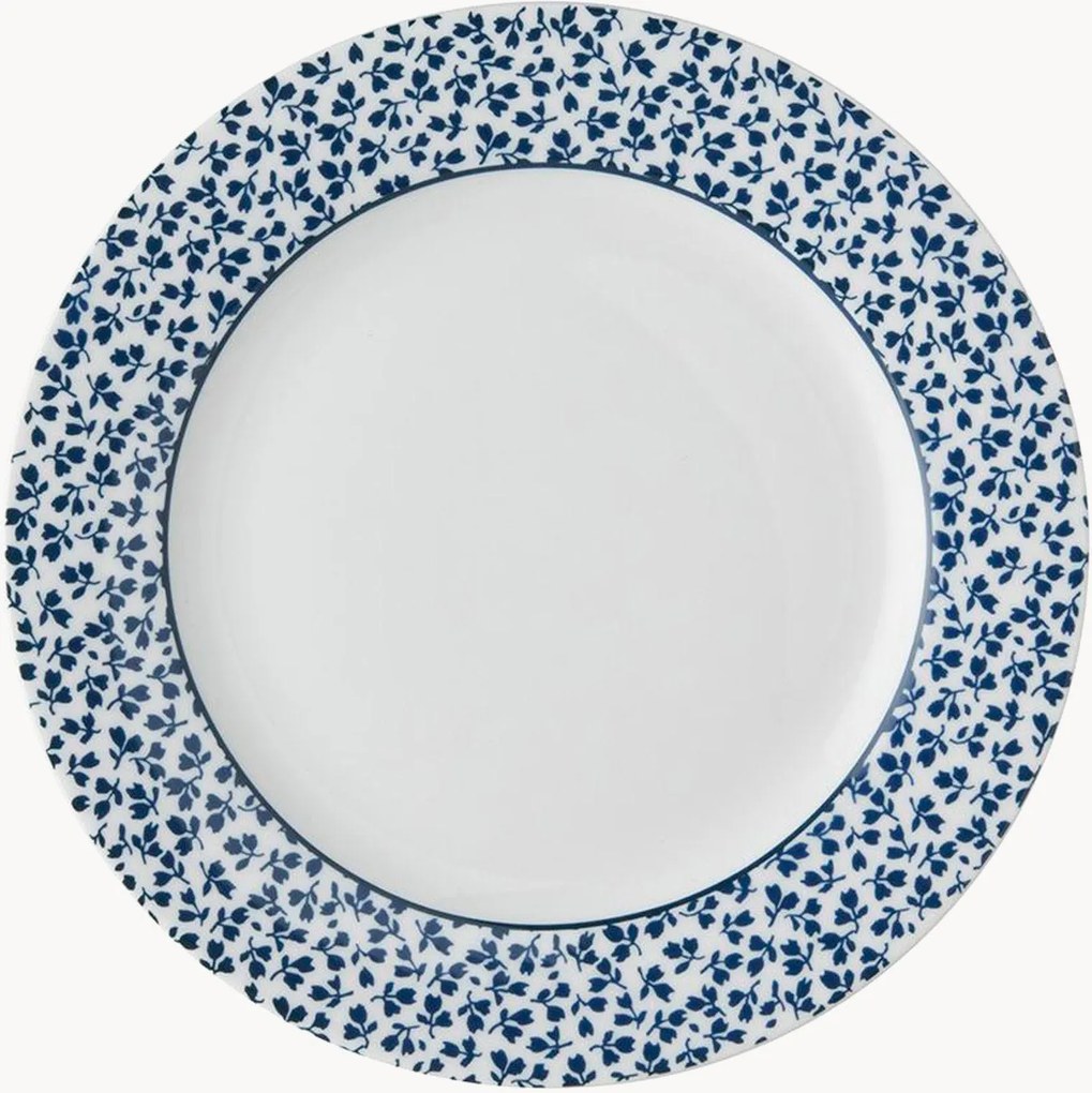 Sada dezertních talířů z porcelánu Floris, 4 díly