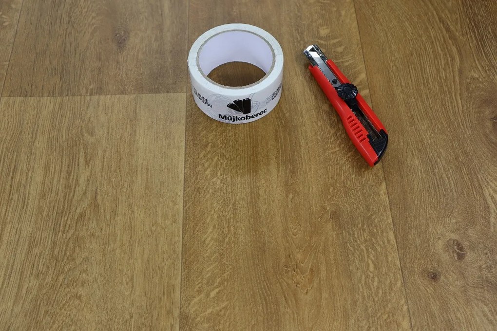 Beauflor, PVC podlaha - lino Blacktex Texas Oak 136L - dub, na míru, šíře 3m,4m, hnědá, filc, chodba / předsíň