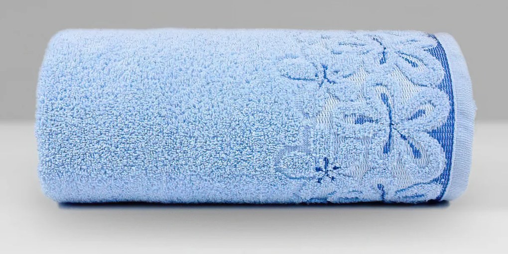 Greno froté ručník a osuška BELLA blankytně modrá, 50x90cm