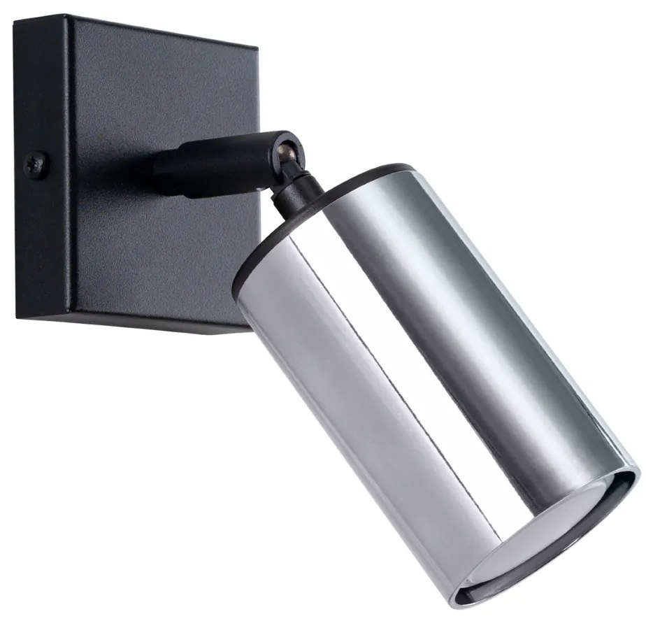 Sollux Lighting Nástěnné svítidlo WINX černá/chrom