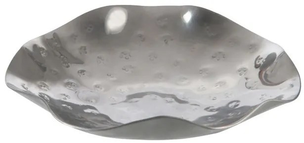 Stříbrný svícen na čajové svíčky Irregular - Ø 15*3 cm