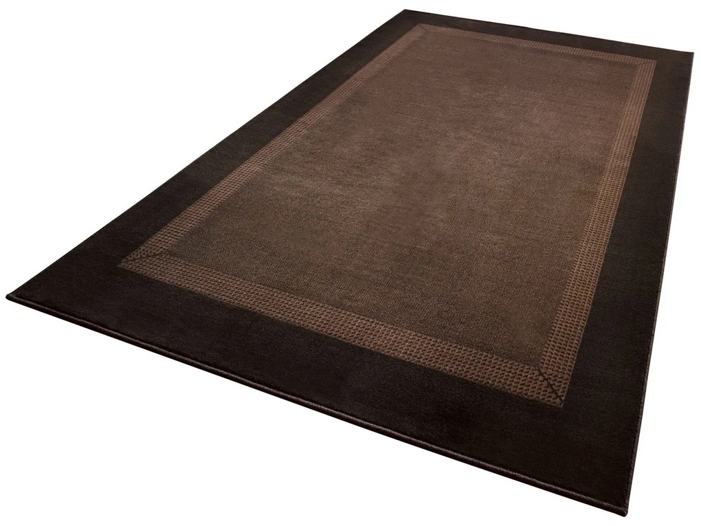 Hanse Home, Kusový koberec Basic 102500, 200x290, hnědá, chodba / předsíň