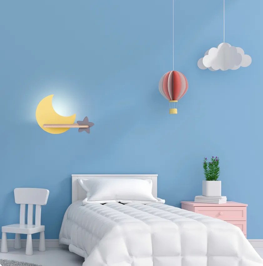 Nástěnné svítidlo policové 5W, měsíc  - Candellux