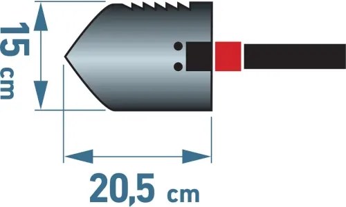 Lopatka-motyčka skládací 57cm šířka 15cm EXTOL PREMIUM 8877031